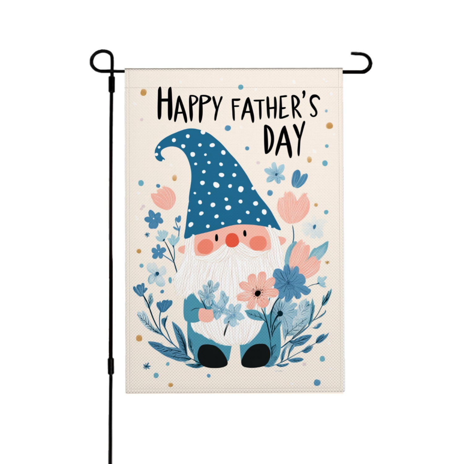 AMHNF Happy Father's Day Linen Garden Flag 12x18 inch, Father's Day ...