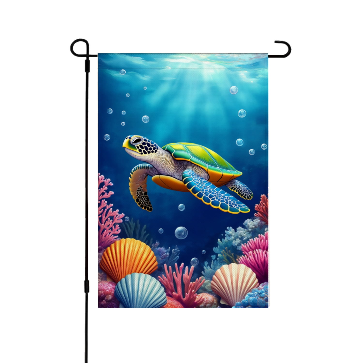 AMHNF Sea Turtle Garden Flag for Spring Summer Home Outdoor Garden Yard ...