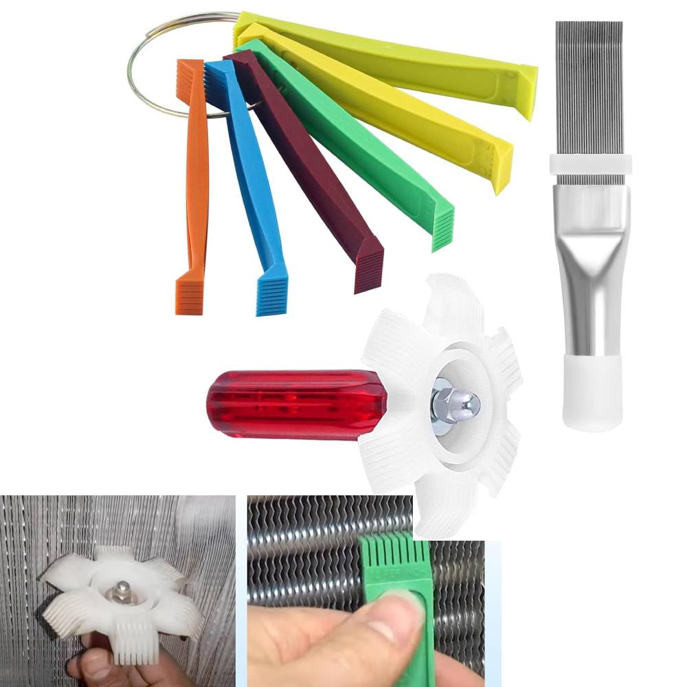 AMI PARTS 3 PCS Air Conditioner Fin Comb Condenser Fin Straightener ...