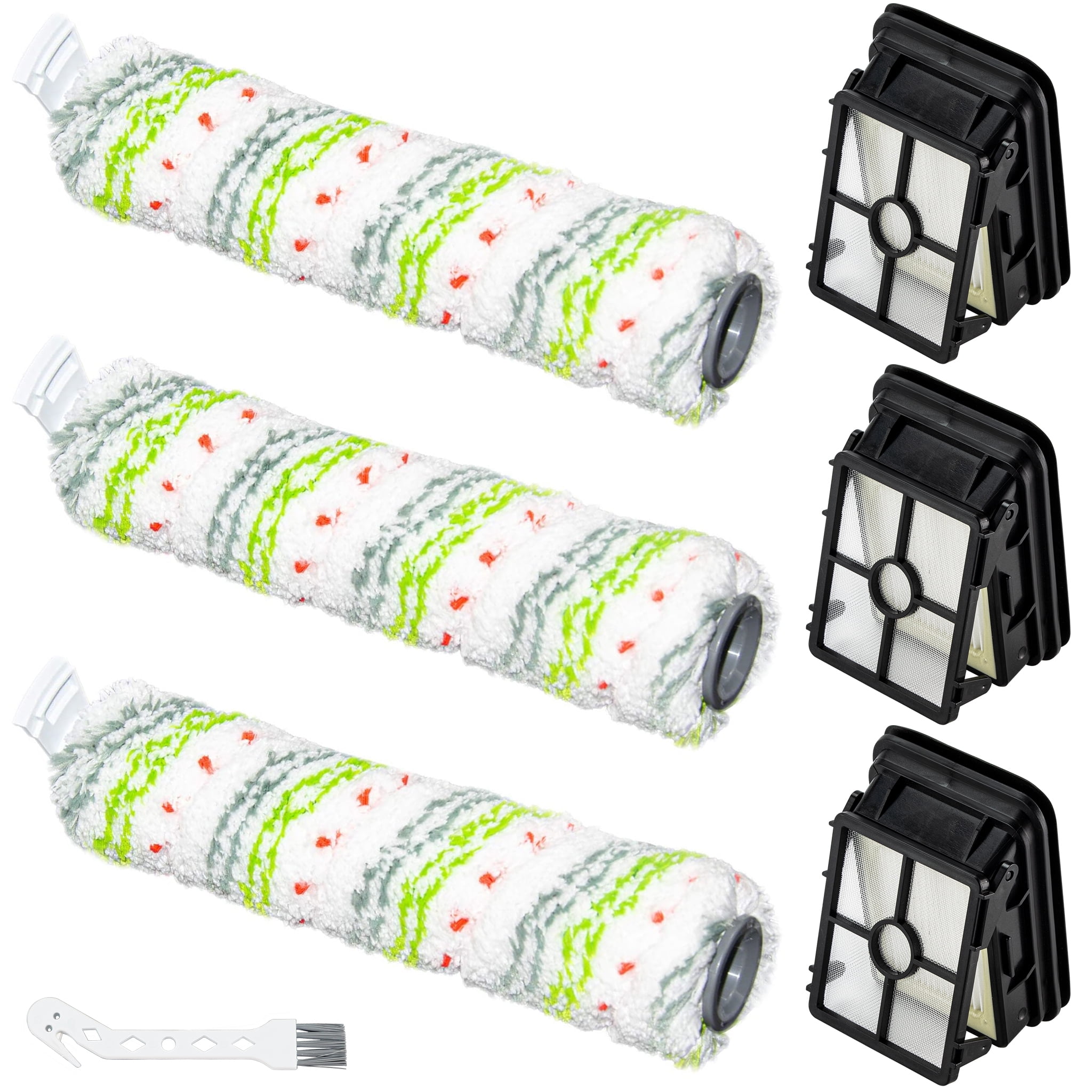 AMI PARTS Multi-Surface Pet Brush Rolls 2788 and Vacuum Filters 1866 ...