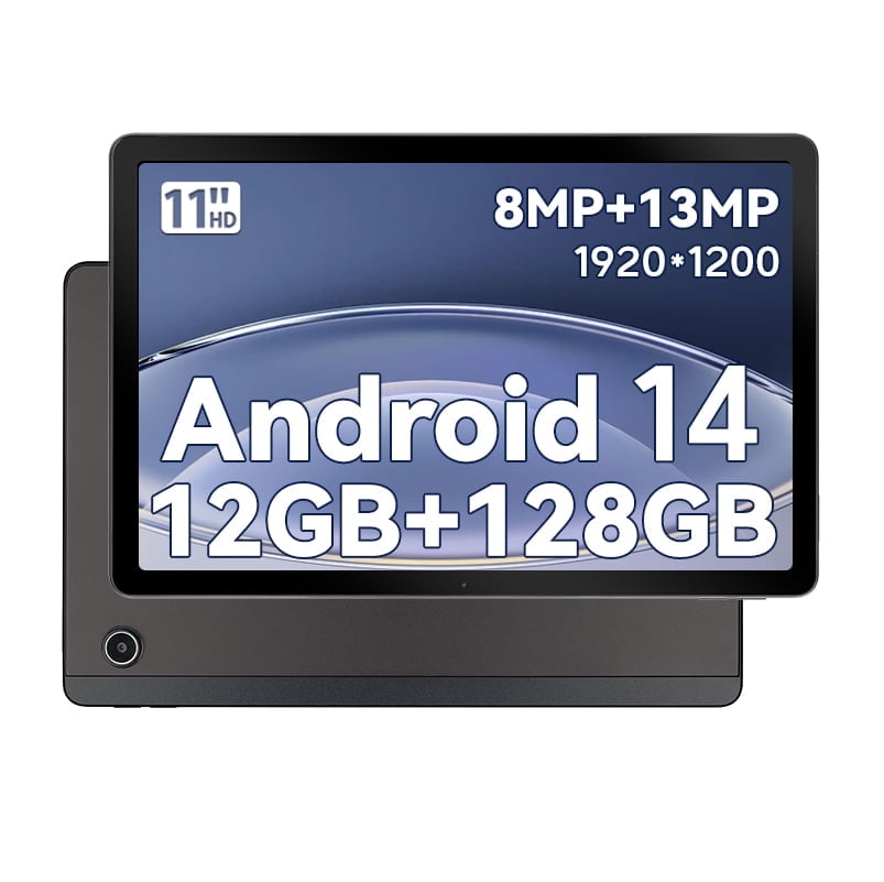 AEEZO 11inch Tablet Android 14, 12GB RAM+128GB ROM,2000x1200 FHD IPS ...