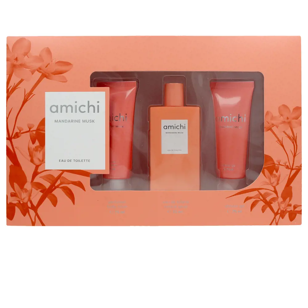 AMICHI MANDARINE MUSK LOTEau de Toilette vaporizador 75 ml + gel ducha ...