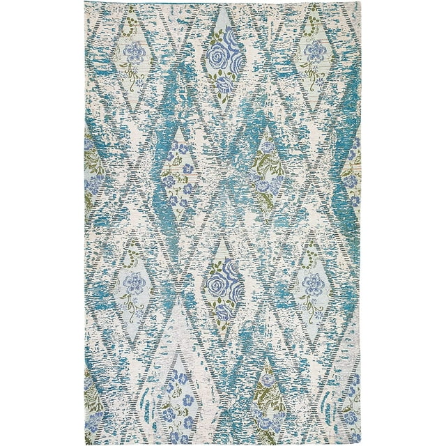 AMIDA Area Rug 3x5 Non Slip Kitchen Rugs Machine Washable Distressed ...