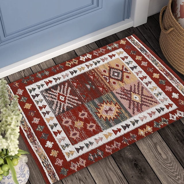 AMIDA Indoor Doormat 20"x31" Washable Non Slip Door Mat for Entryway ...