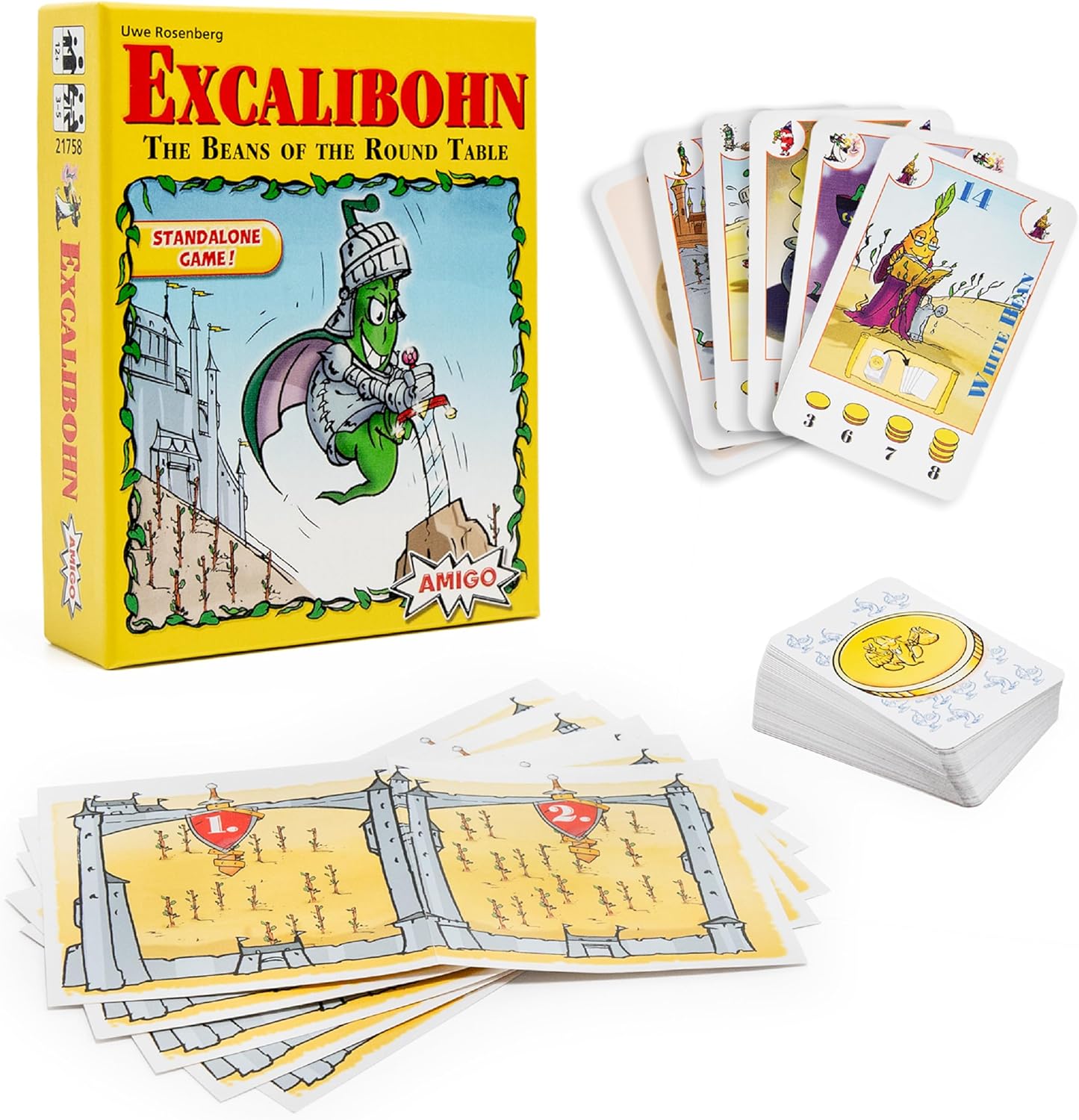AMIGO Games Excalibohn Classic Card Game – Plant Beans & Harvest Your ...