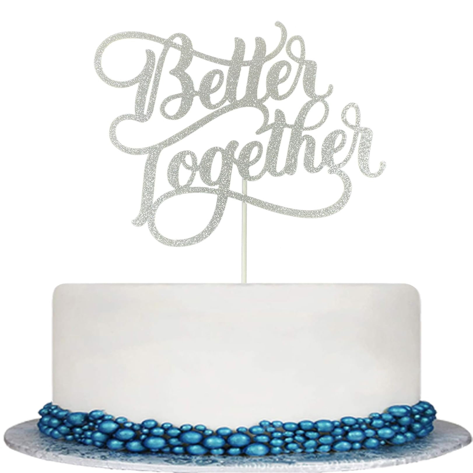 AMINJIE Better Together Cake Toppers Bridal Shower, KMC2Mr and Mrs ...