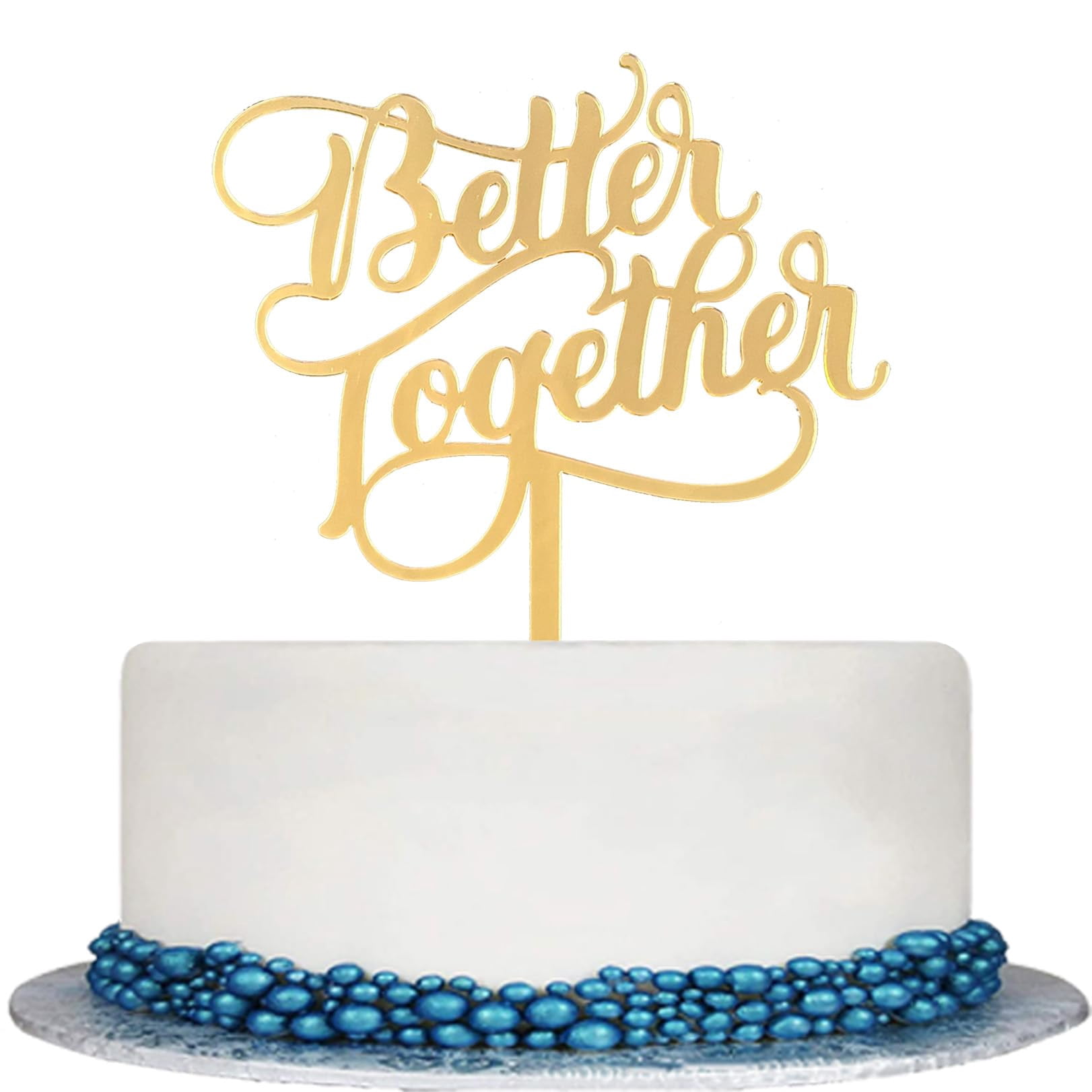 AMINJIE Better Together TWE5 Cake Toppers Bridal Shower, Mr and Mrs ...