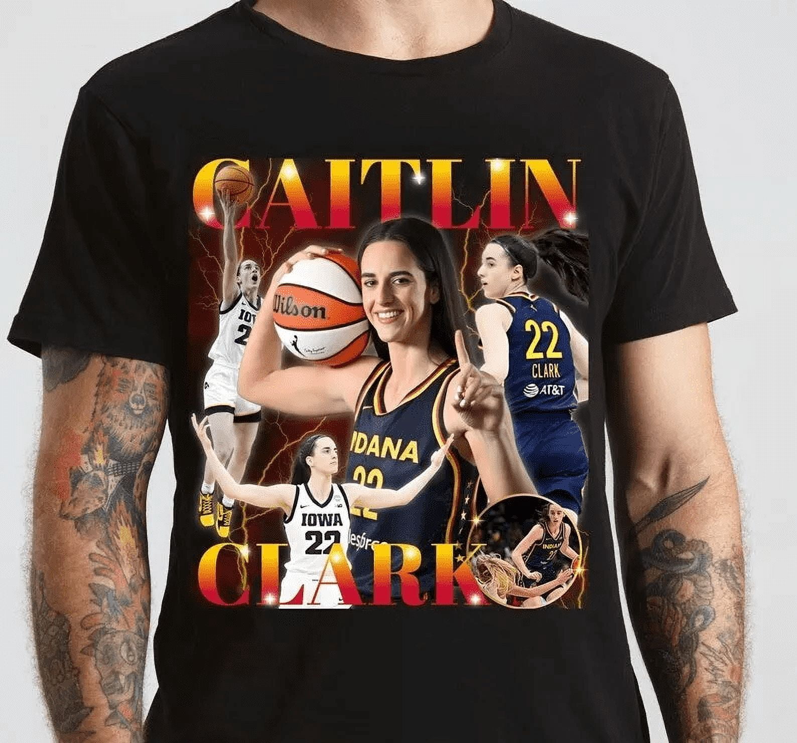 AMINO Tee Caitlin Clark Retro Throwback Unisex T-shirt 90s Style WNBA ...