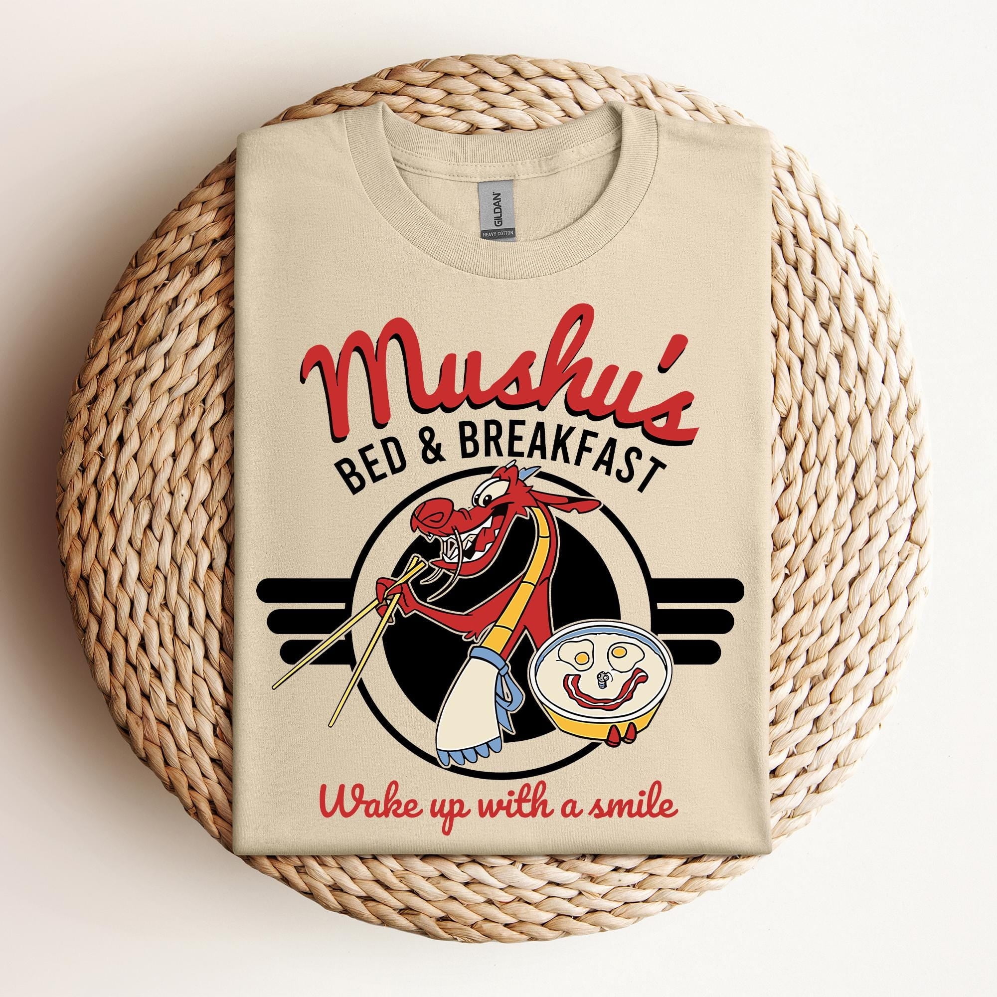AMINO Tee Disney Mulan Mushu's Bed And Breakfast, Wake Up With A Smile ...