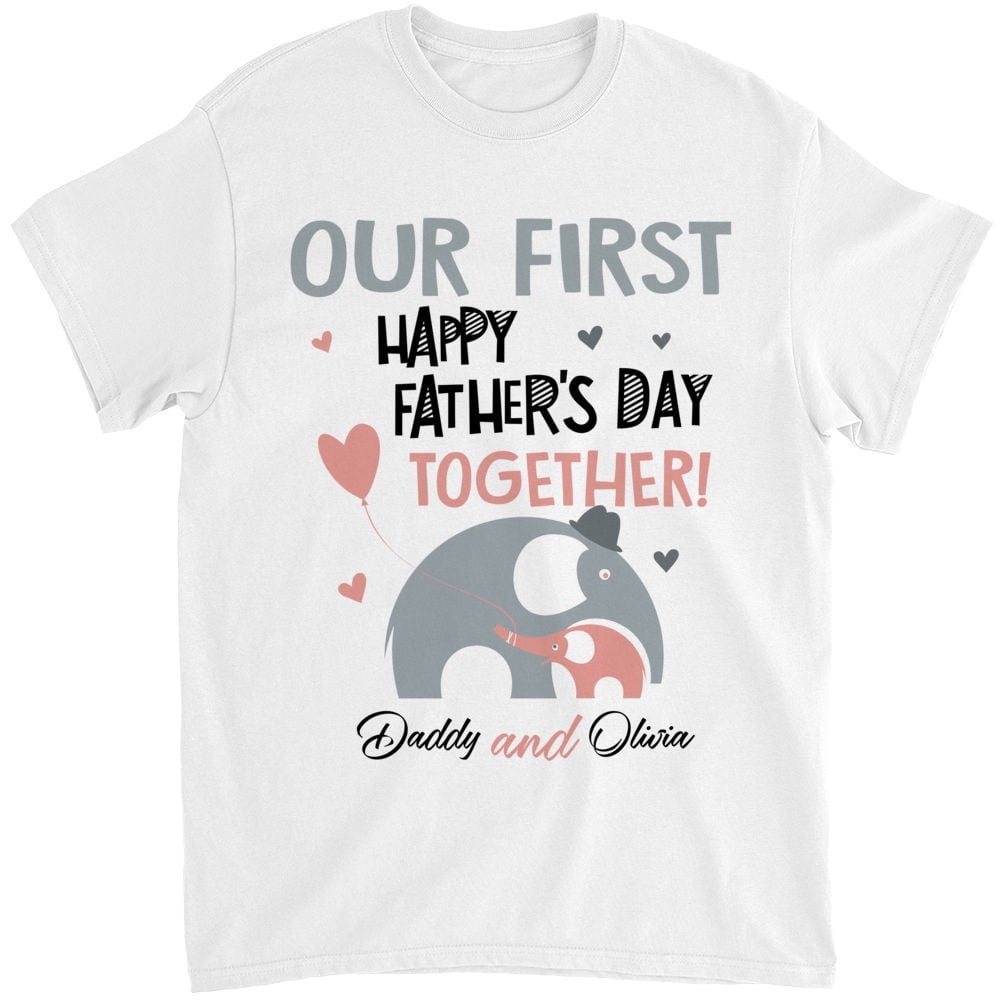 AMINO Tee Father's Day 2025 - Personalized First Father's Day Shirt ...