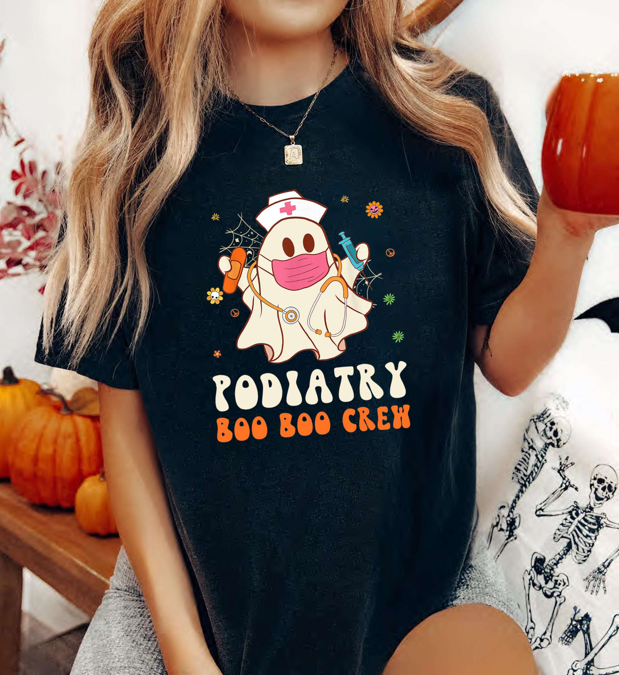 AMINO Tee Halloween Pediatric Nurse Shirt, Funny Nurse Halloween Shirt ...