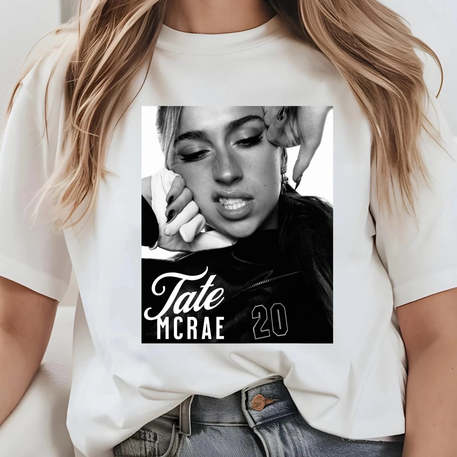 AMINO Tee Tate Mcrae 2025 Concert, Tate Mcrae Tour T-shirt, Tate Mcrae Fan Gift Shirt White ...