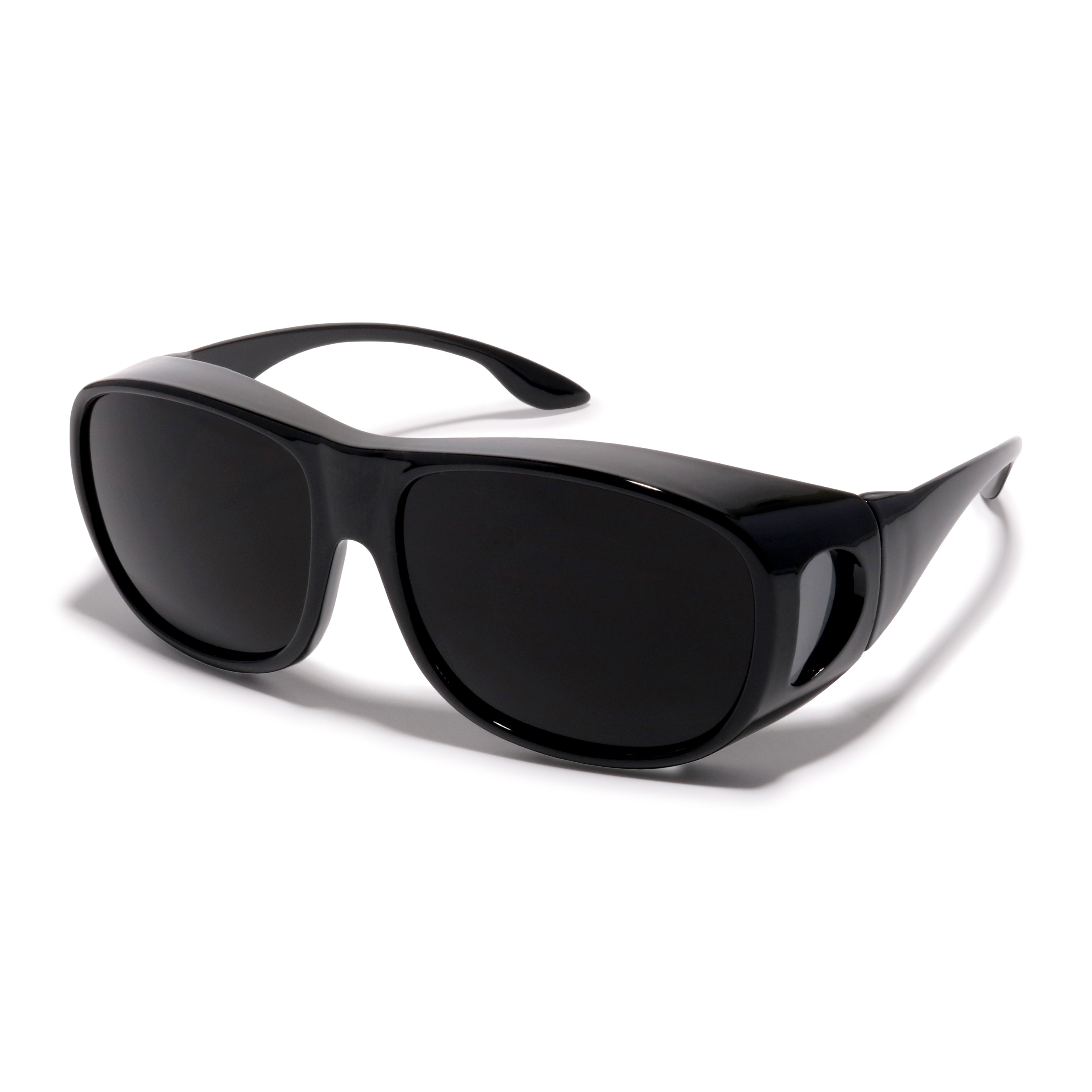 ShadyVEU Fit Over Sunglasses Dark Category 4 UV400 Large Lenses for ...