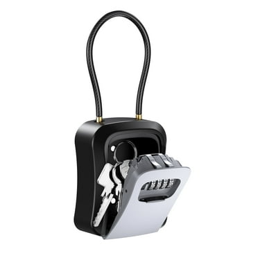 Iron Lock Wall Mounted Small Key Box - 4 Digit Combination Code ...
