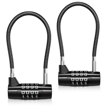 Combination Locks, Long Shackle Code Resettable Combination Padlock for ...