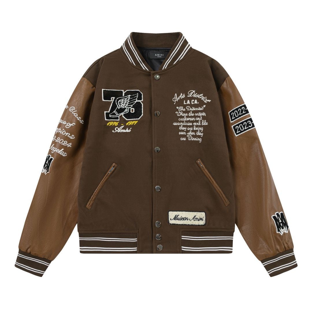 AMIRI Eagles monogram baseball uniform, jackets for men and women ...