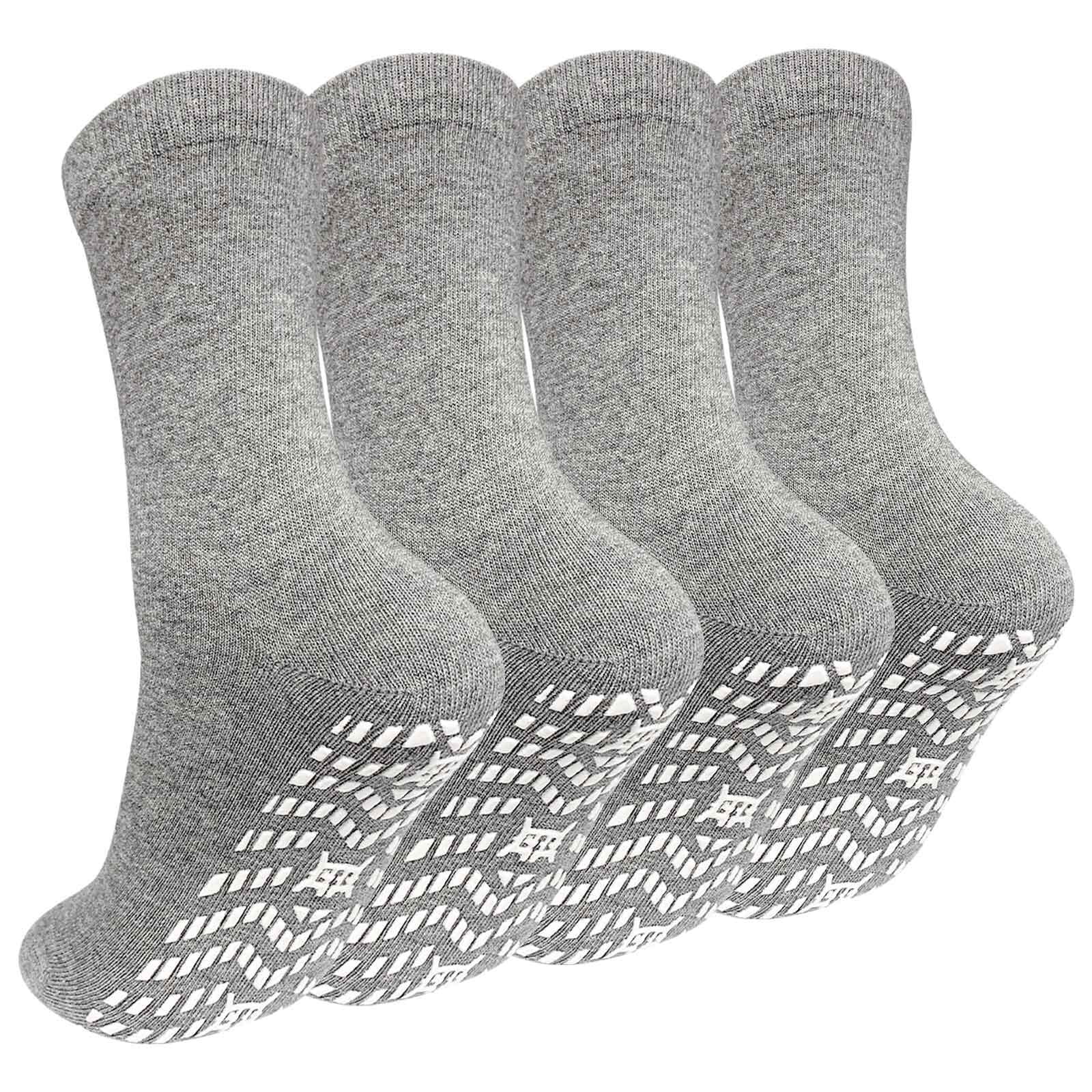 AMITOFO 5 Pairs Non-Slip Grip Socks for Yoga, Pilates, Sports - Unisex ...