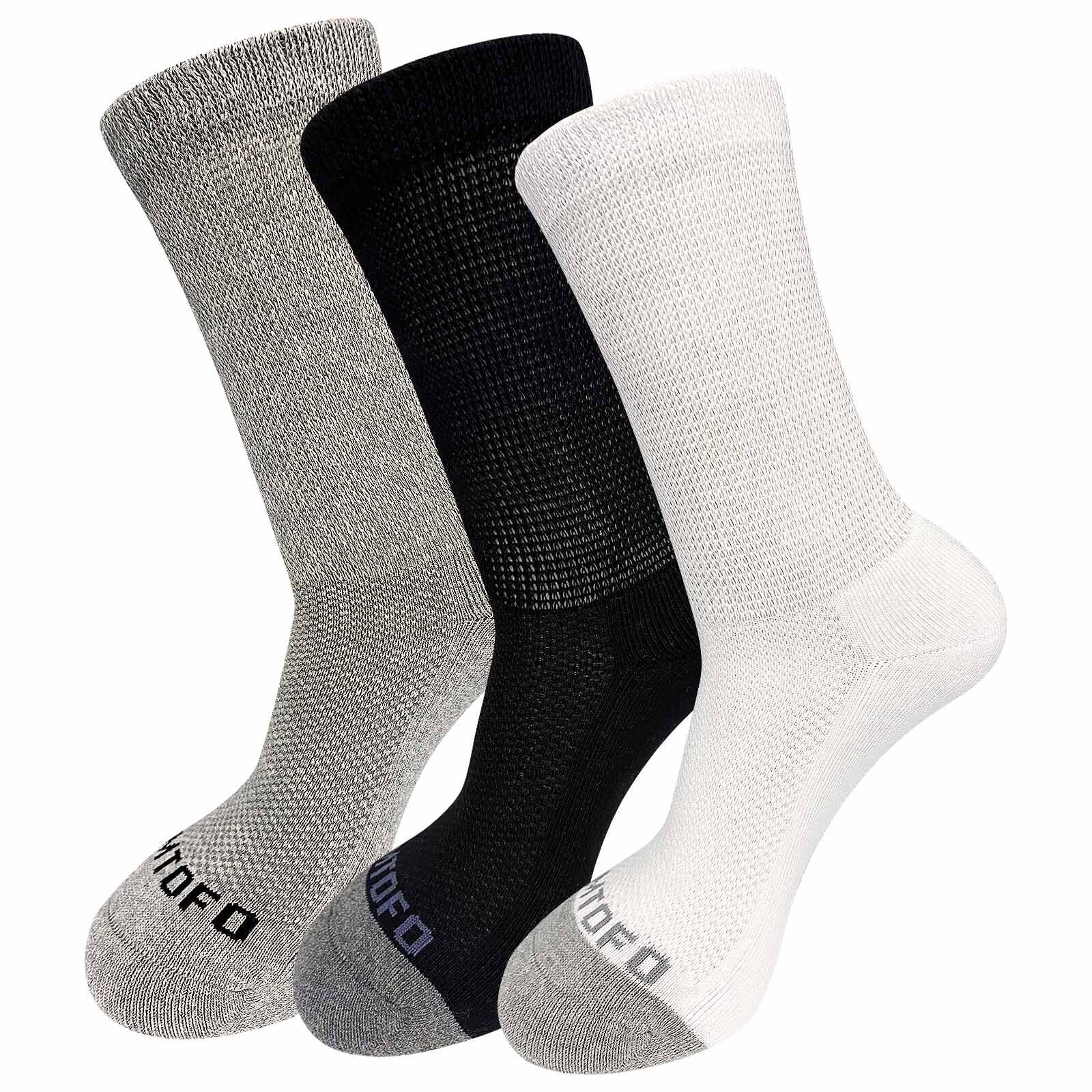 AMITOFO Diabetic Socks for Men Women, Extra Wide Diabetic Ankle Socks ...