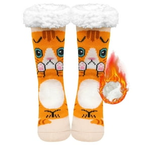 Fuzzy Cat Socks