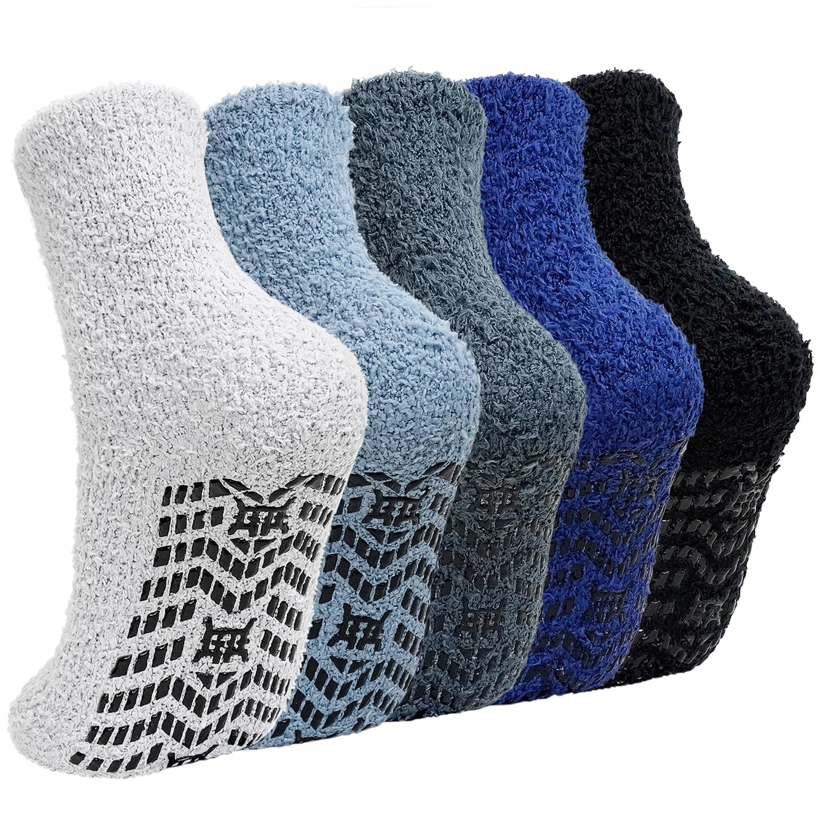 Customer reviews for AMITOFO Fuzzy Socks 5 Pairs Slipper Socks for Men ...