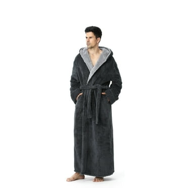 Hanes Men's Cozy Fleece Robe - Walmart.com