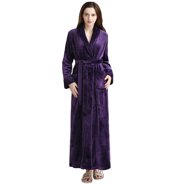 PAVILIA Plush Winter Robe For Women, Turquoise, Soft Fuzzy Spa Robe ...
