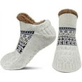 AMITOFO Men's Fuzzy Thermal Socks with Non-Slip Bottom and Christmas ...