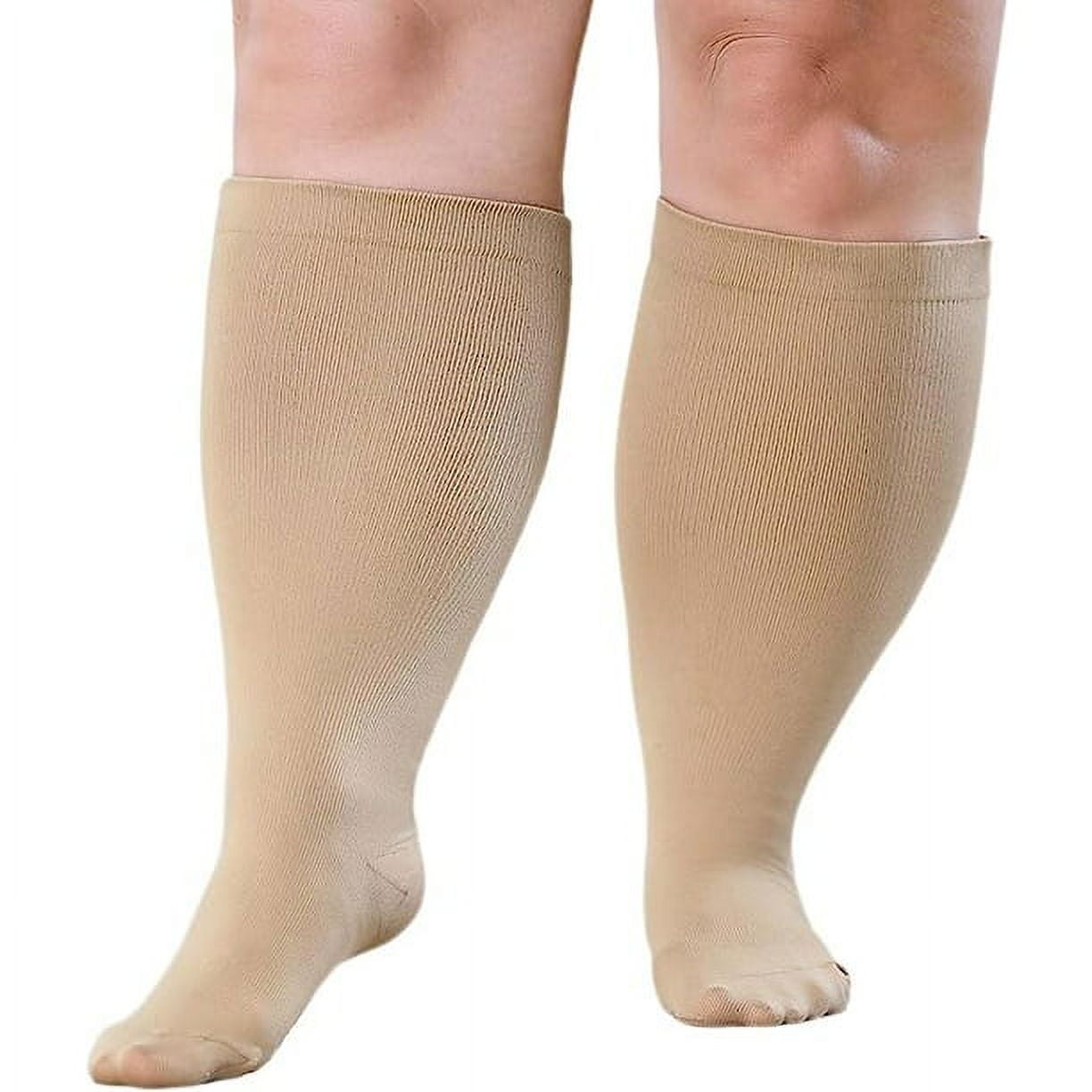 AMITOFO Wide Calf Compression Socks for Women & Men Circulation 20 ...
