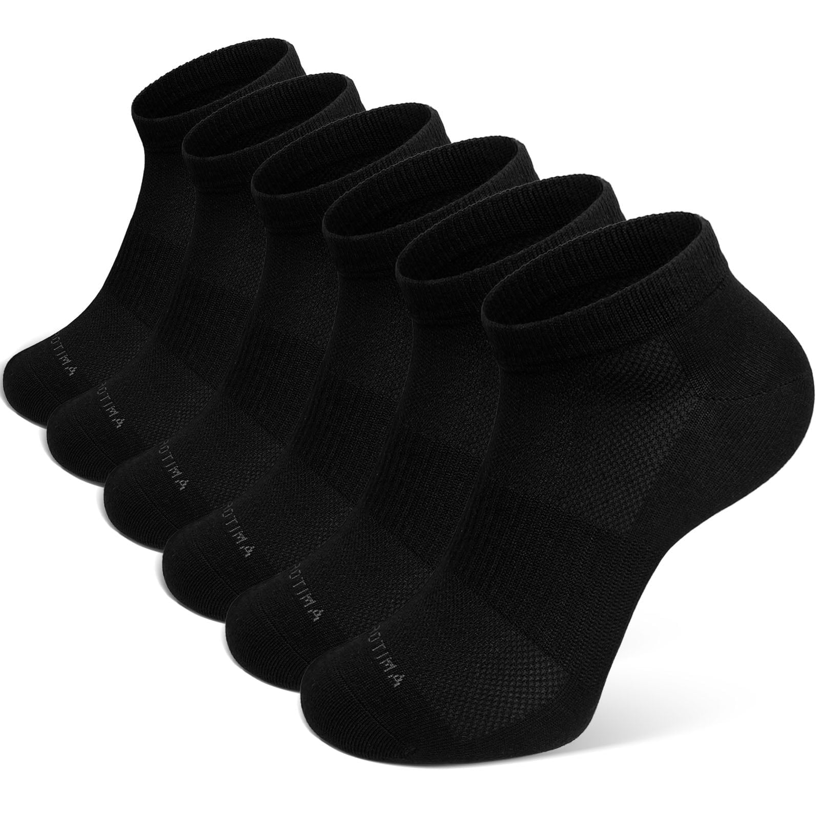 AMITOFO Bamboo Ankle Socks, Breathable Moisture-Wicking Seamless Design ...