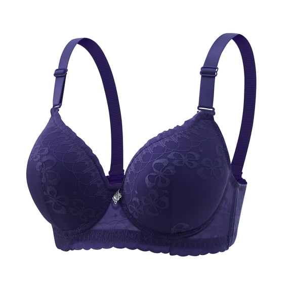 Underwire Bras for Women Sizes 36-46,Seamless Lace Embroidered ...