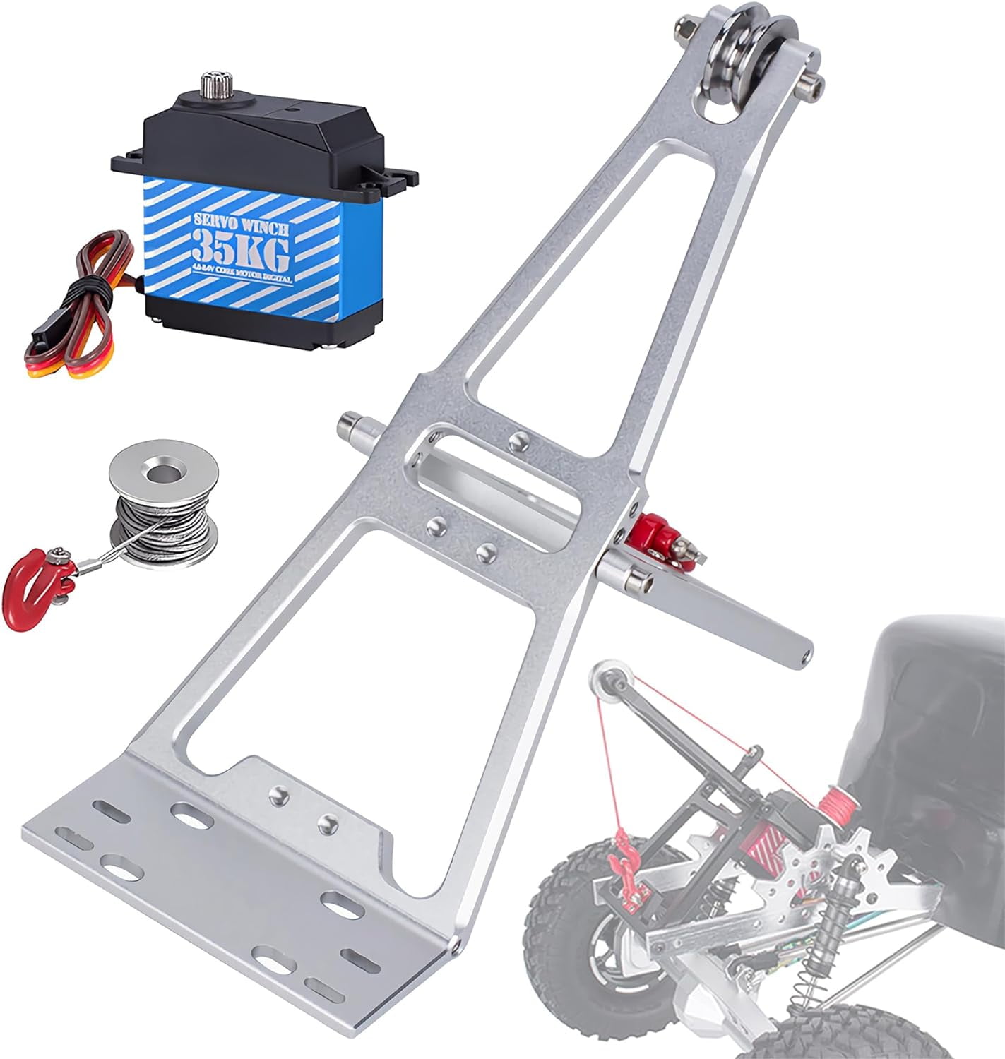 AMK 1/10 Scale RC Truck and Tow Build Kit Updates, Winch Double Stent ...