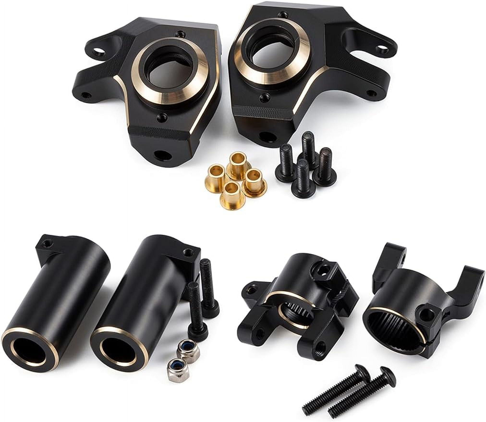 AMK 178g SCX10 II Brass Upgrades Kit C Hub Caster Blocks Steering ...