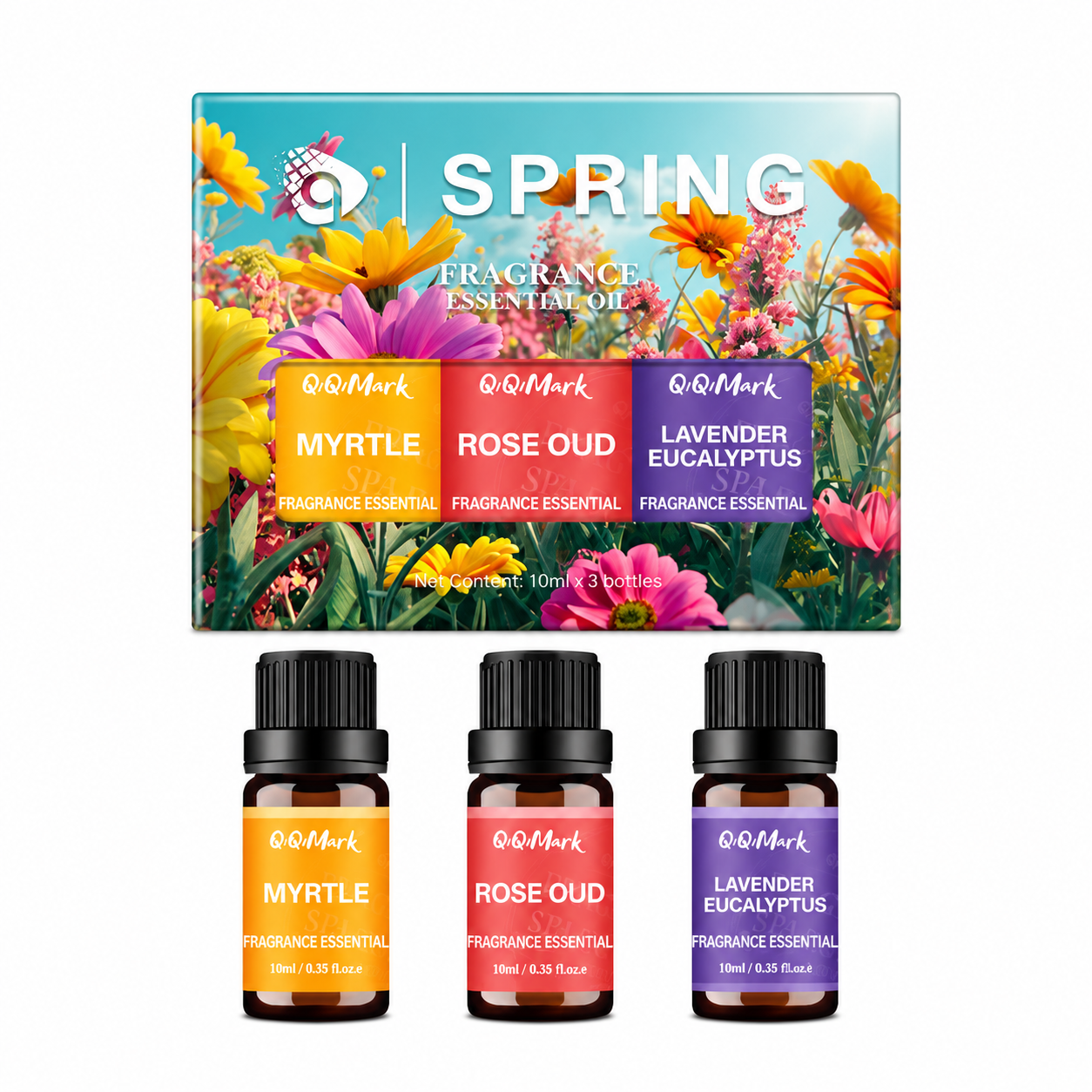 AMK Spring Home Diffuser Oil Set, 3 Pack Fragrance Scents – Myrtle ...