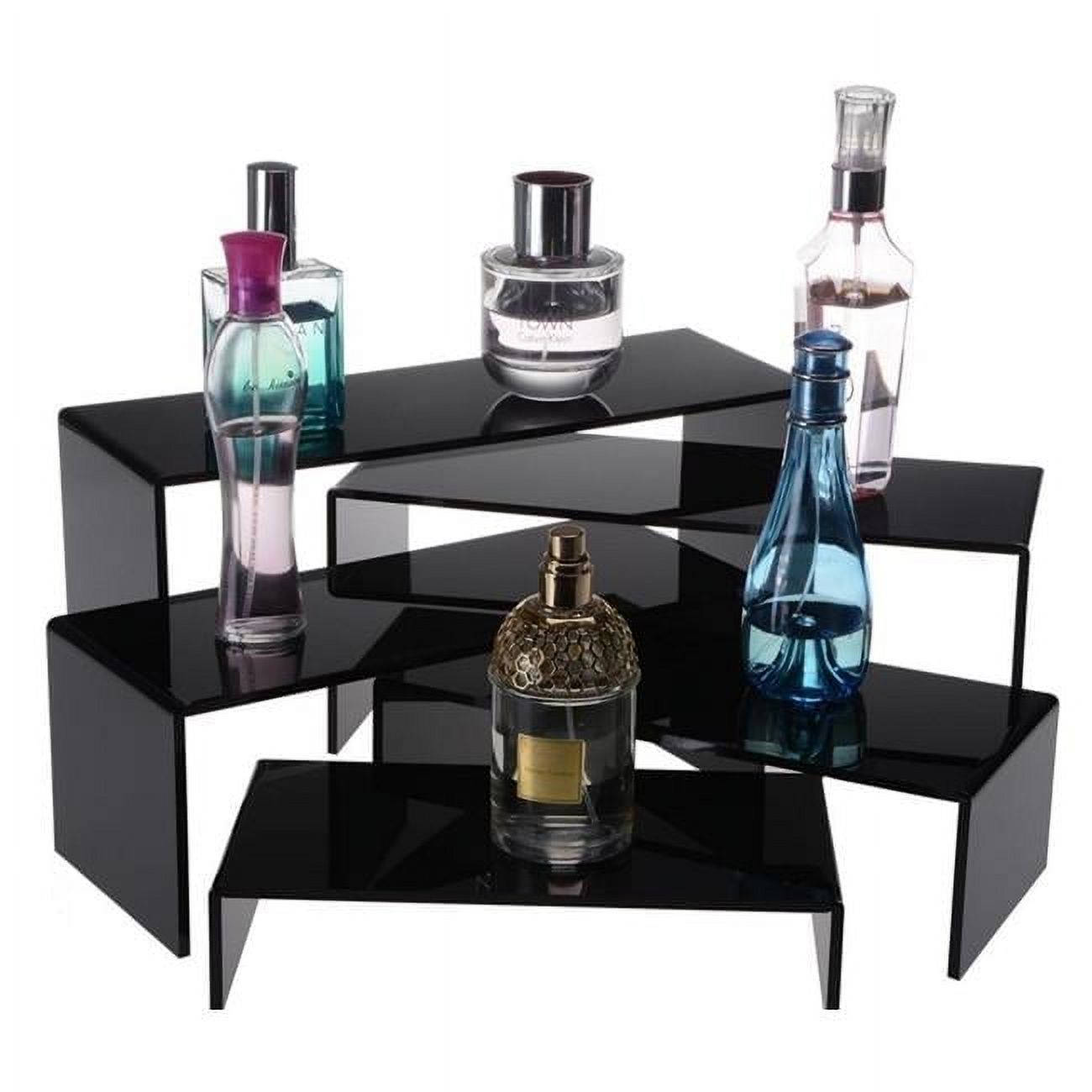AMKO 11 gal Acrylic U Shaped Display Riser - Black - Set of 5 - Walmart.com