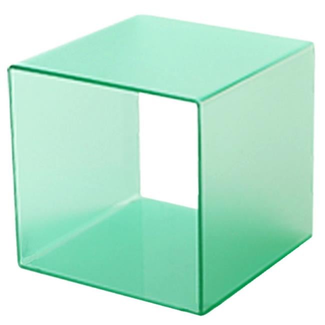 AMKO FC4G-12 12 in. Frosted 4 Sided Cube, Green - Walmart.com