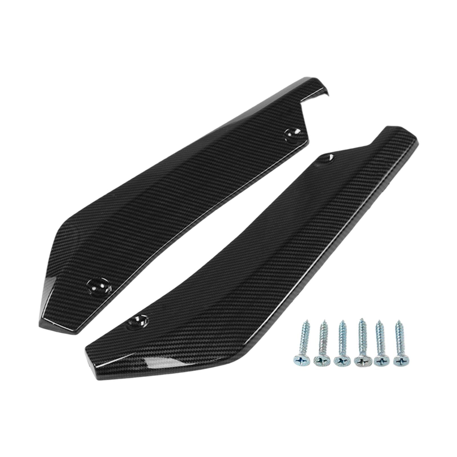 AMLESO 1 Pair Car Rear Snubber Spoilers Canard Protector Easy ...