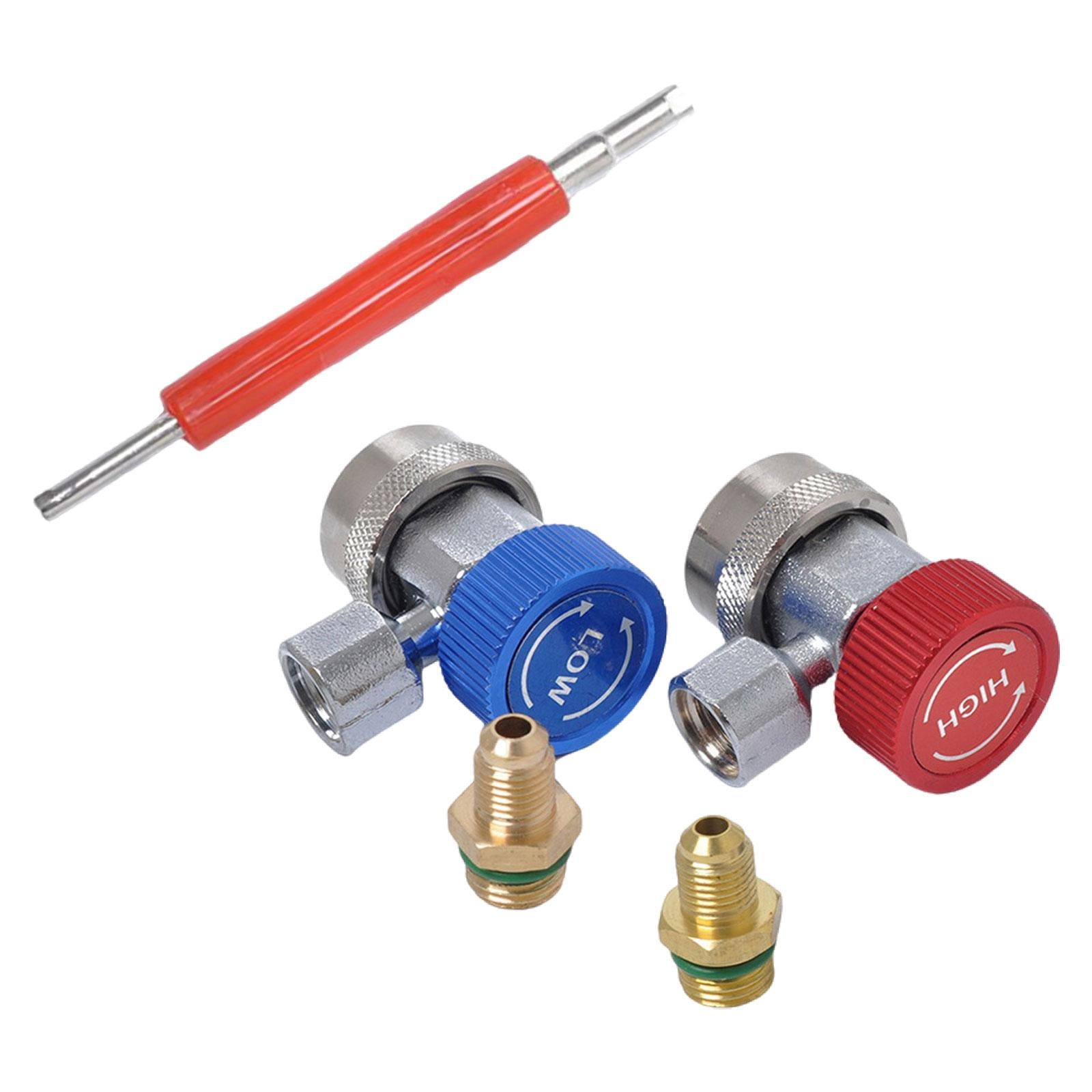 AMLESO 134A Quick Couplers with Valve Core Removal Tool High Repair ...