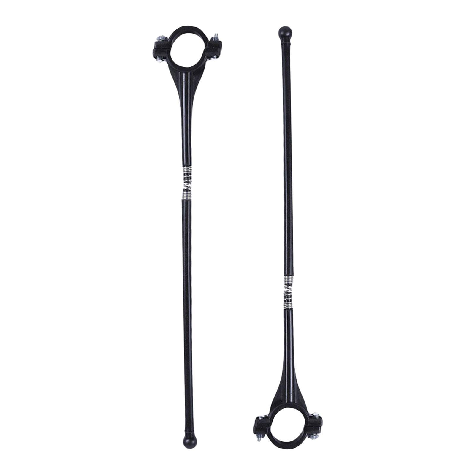 AMLESO 2 Pieces Bike Display Flagpole Cycling Handlebar Holder Sturdy ...