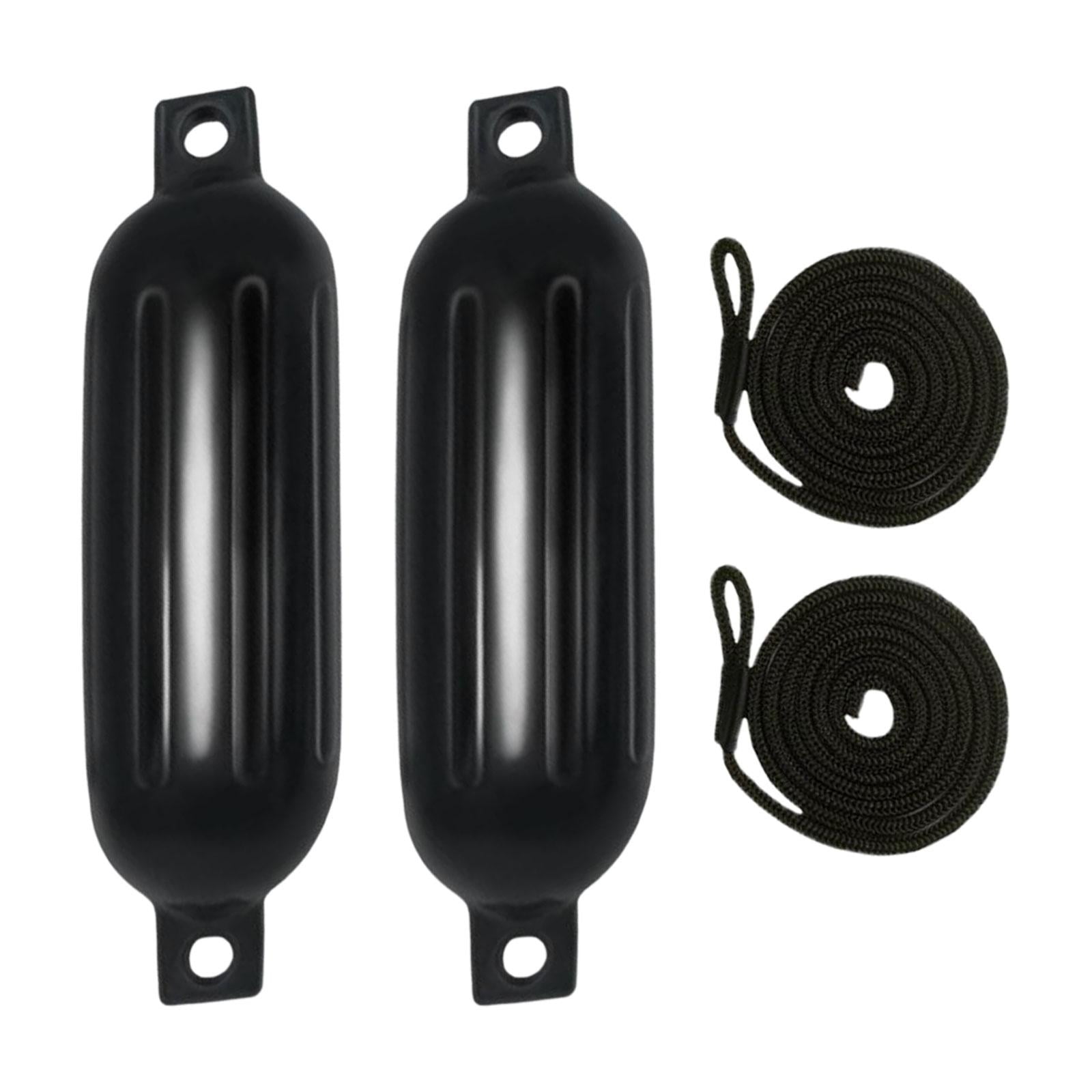 AMLESO 2 Pieces Boat Fenders Boat Bumpers 9.5mm x 2M Ropes Easy ...