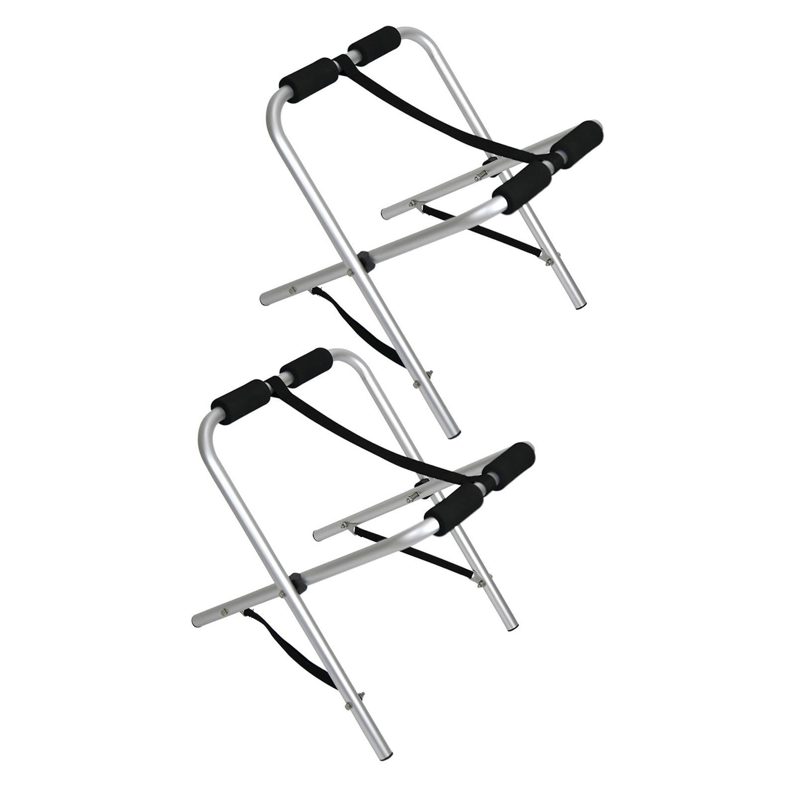 AMLESO 2 Pieces Folded Kayak Stands Paddleboard Stands Shelf Gears ...