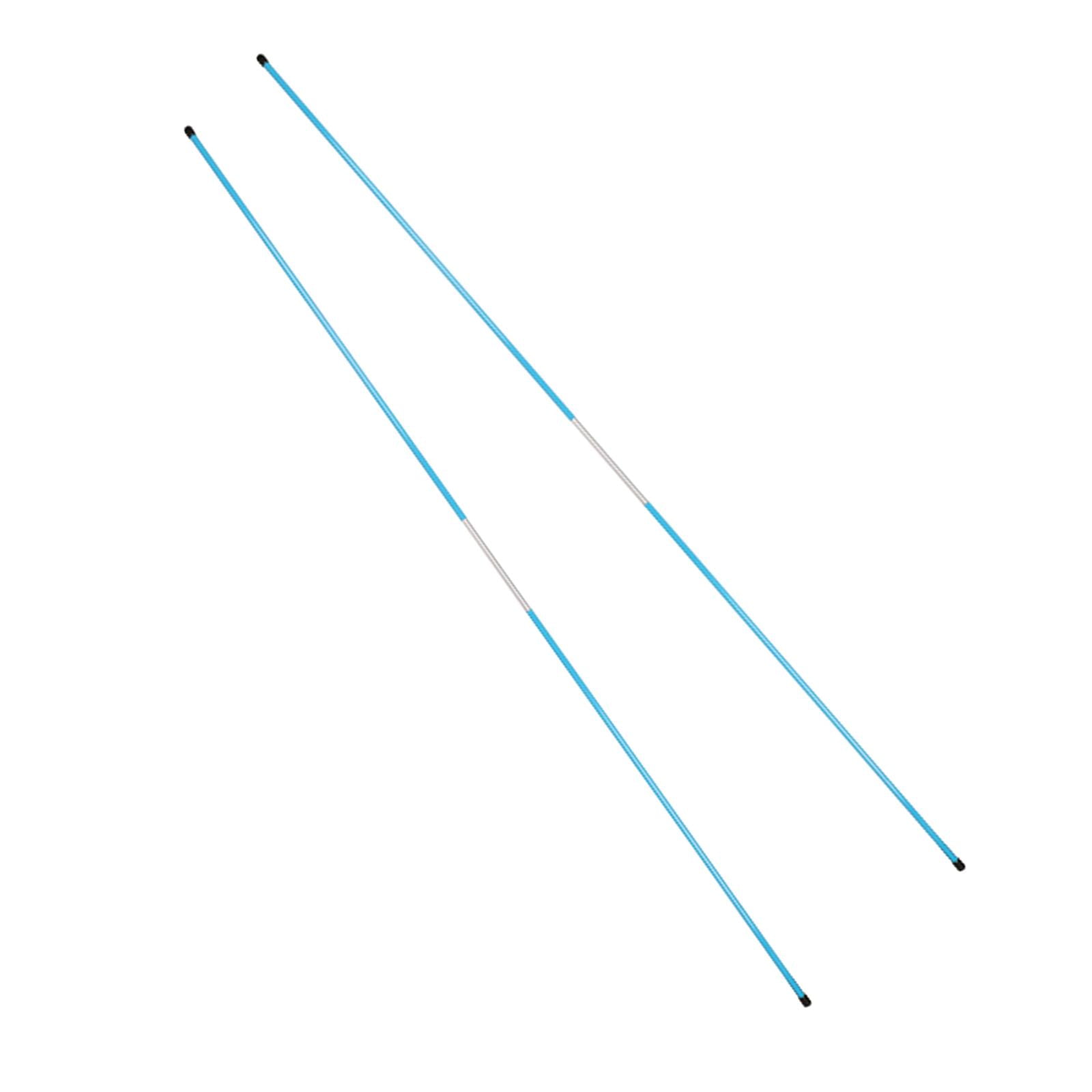 AMLESO 2 Pieces Golf Alignment Stick Training Equipment 122cm Aiming ...