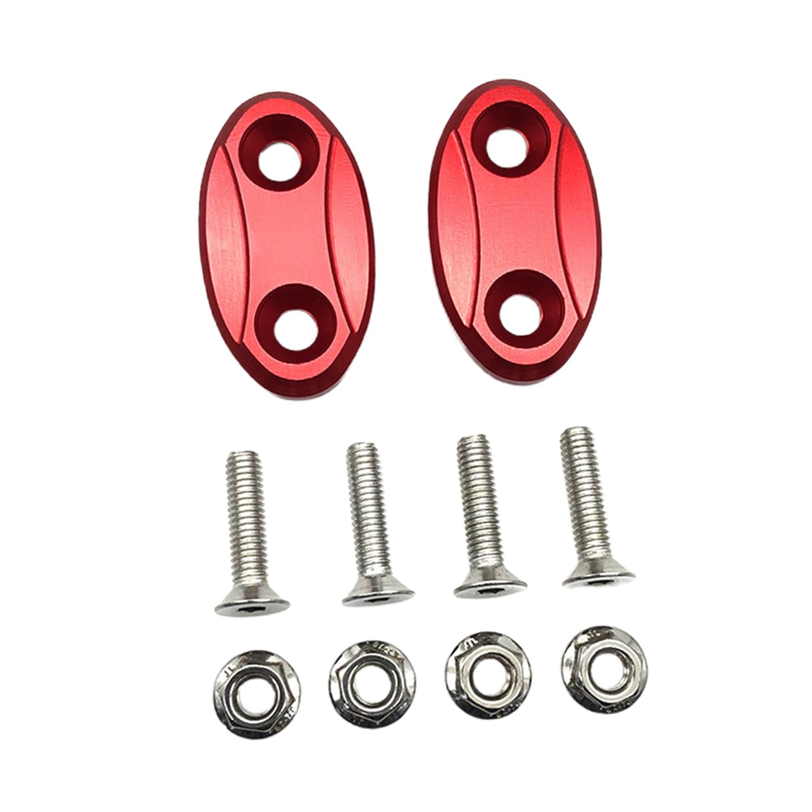 AMLESO 2 Pieces Motorcycle Mirror Mount Riser, Sturdy, Motorcycle ...