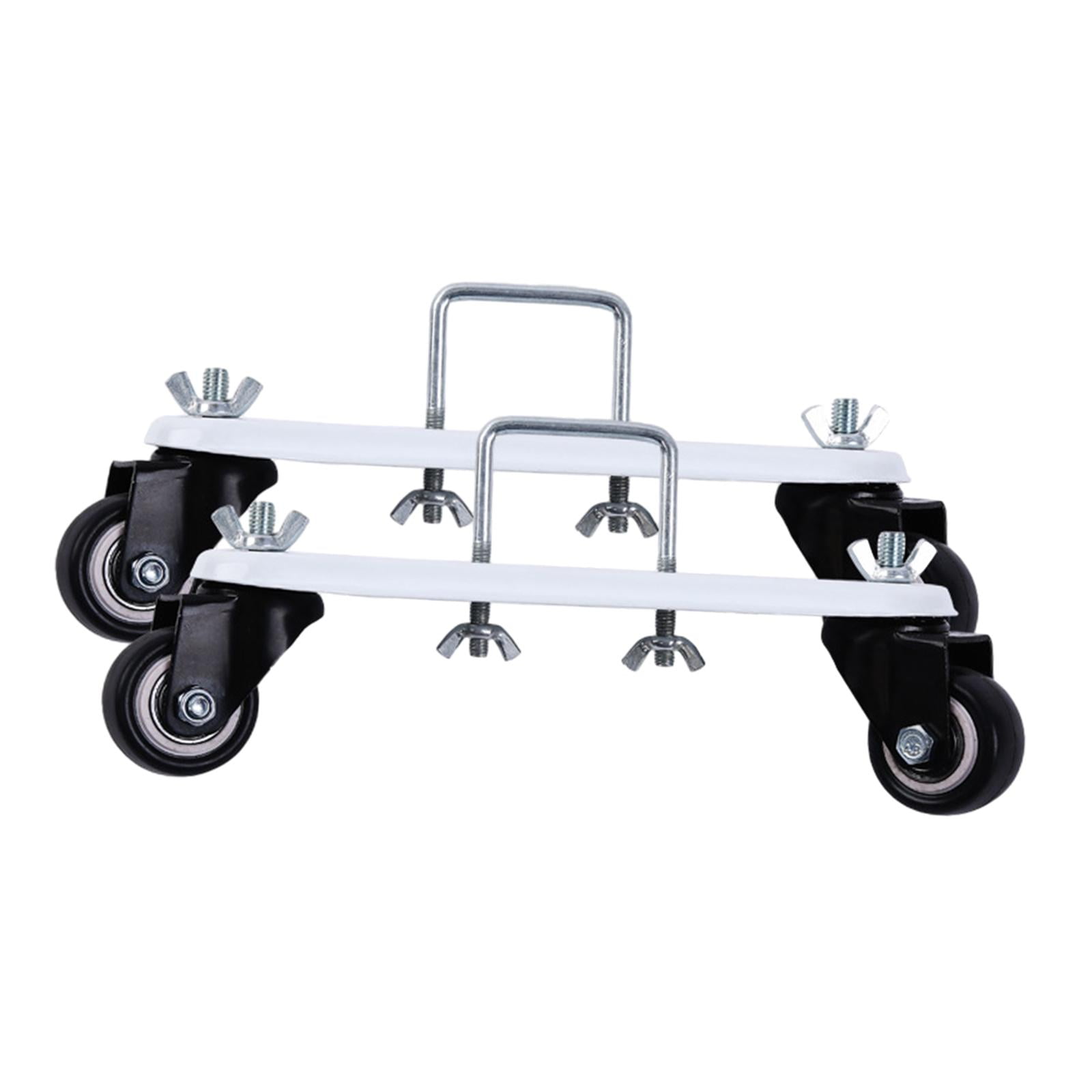 AMLESO 2 Pieces Radiator Brackets Mobile Pulley Bracket Nylon Heavy ...