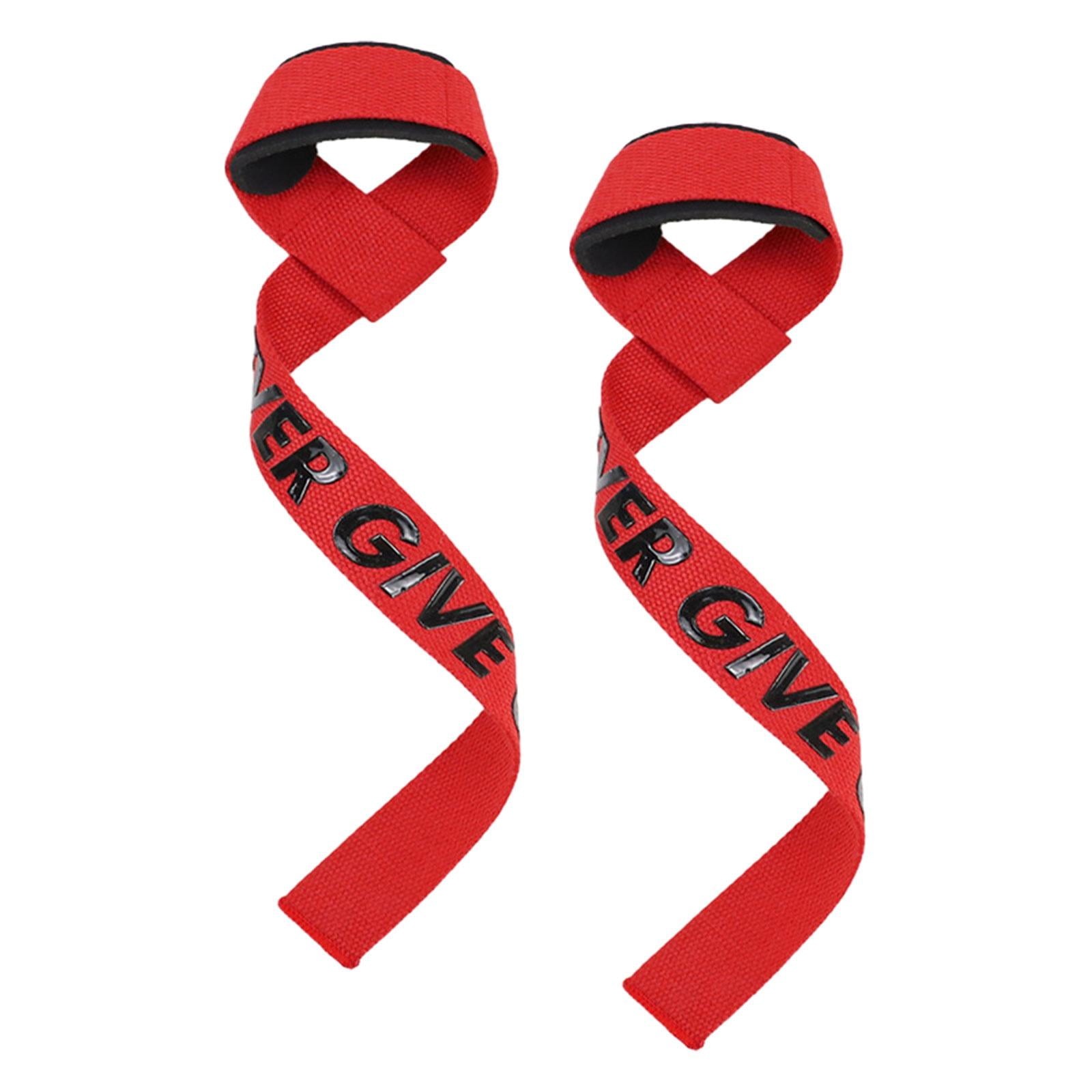 AMLESO 2 Pieces Weight Lifting Straps, Wrist Wraps Padded Weightlifting ...