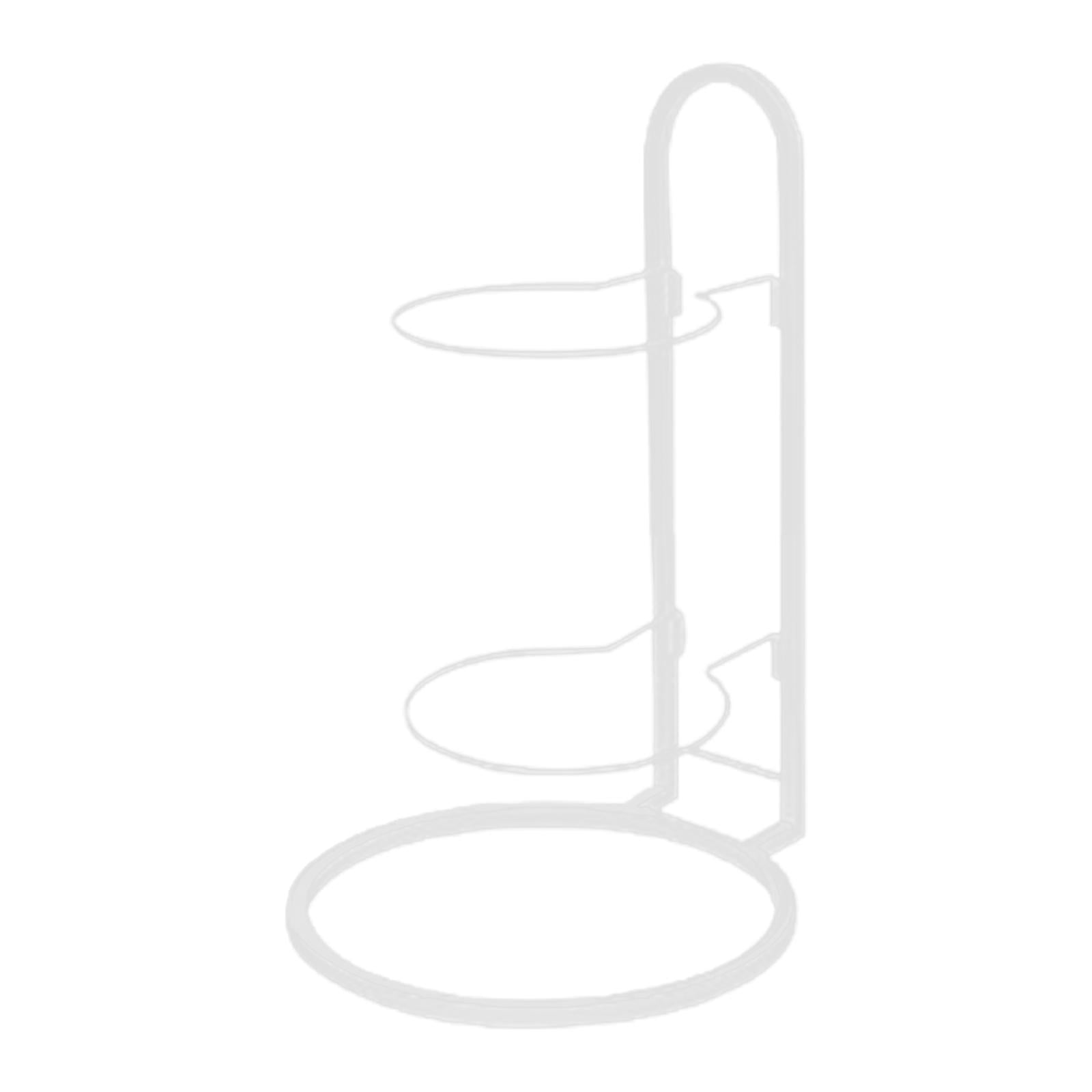 AMLESO 2 Tier Ball Rack Indoor Basketball Rack Iron Sports Organizer ...