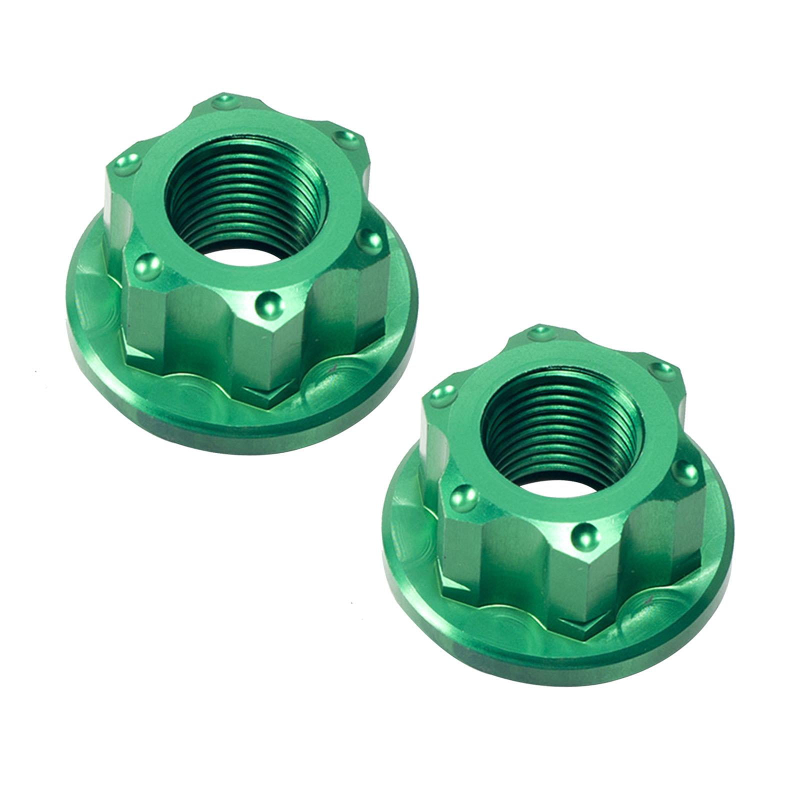 AMLESO 2Pcs Bike Wheel Hub Axle Nuts, Bike Rope, M10 Nut, Hardware, Hub ...