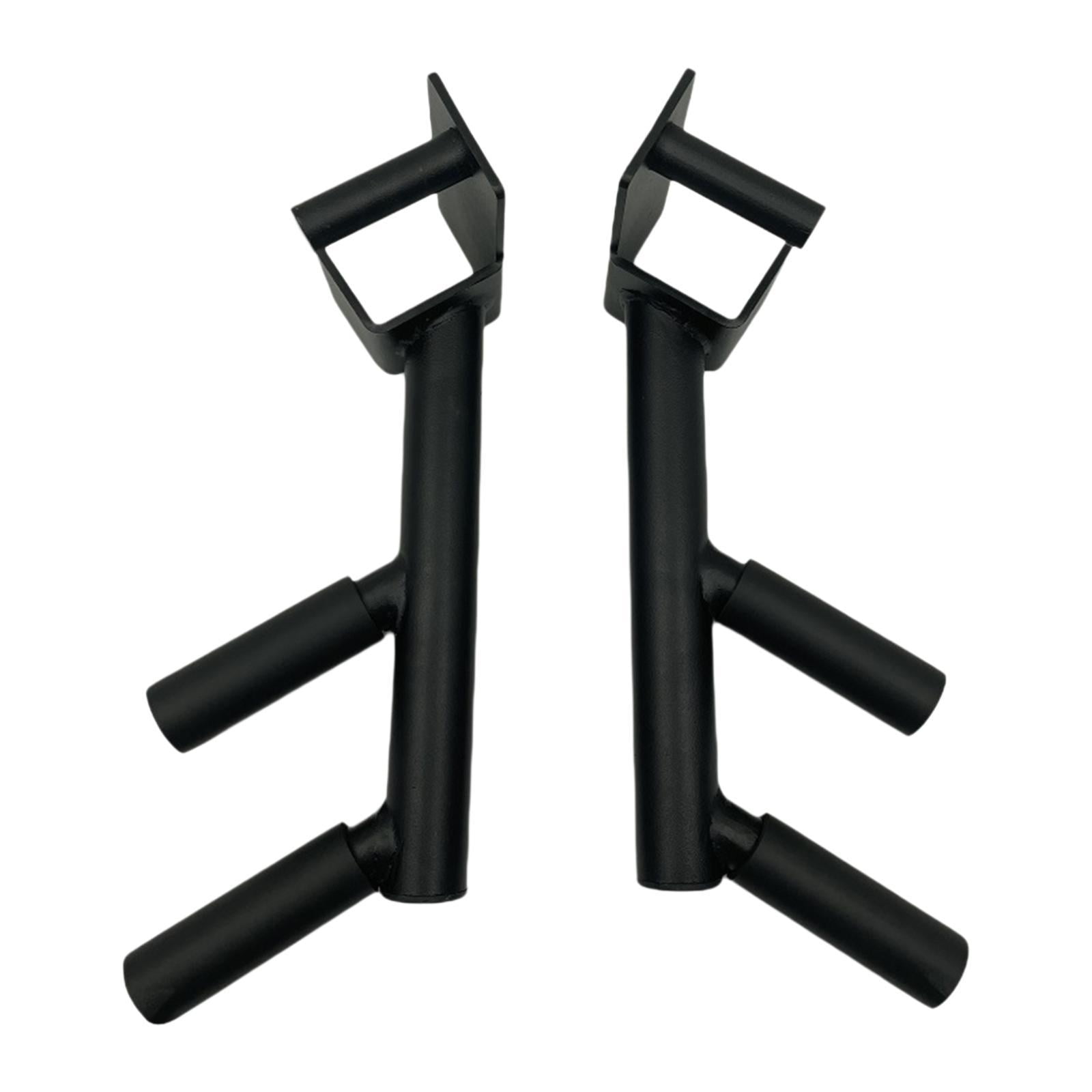 AMLESO 2Pcs Fitness Dips Bars Attachments Equipment Heavy Duty Parallel ...