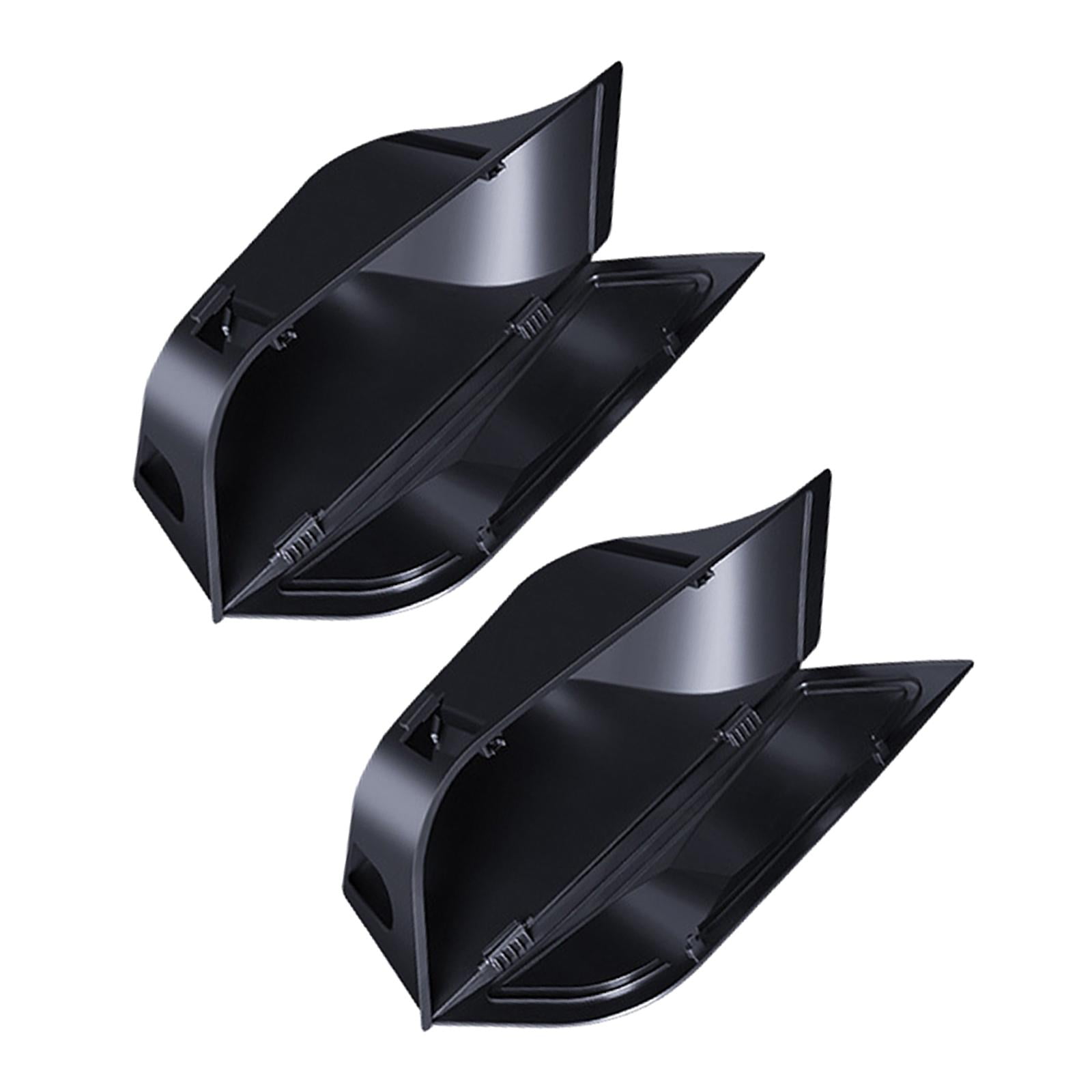 AMLESO 2x Car Rear Trunk Side Storage Box Side Upper Organizer Tray ...