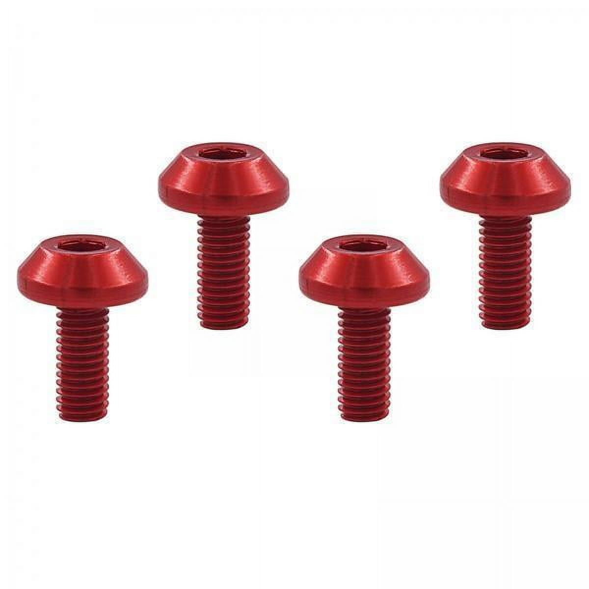 AMLESO 2x4Pcs Bike Water Bottle Cage Bolt, Bike Accessories Rack Screw ...