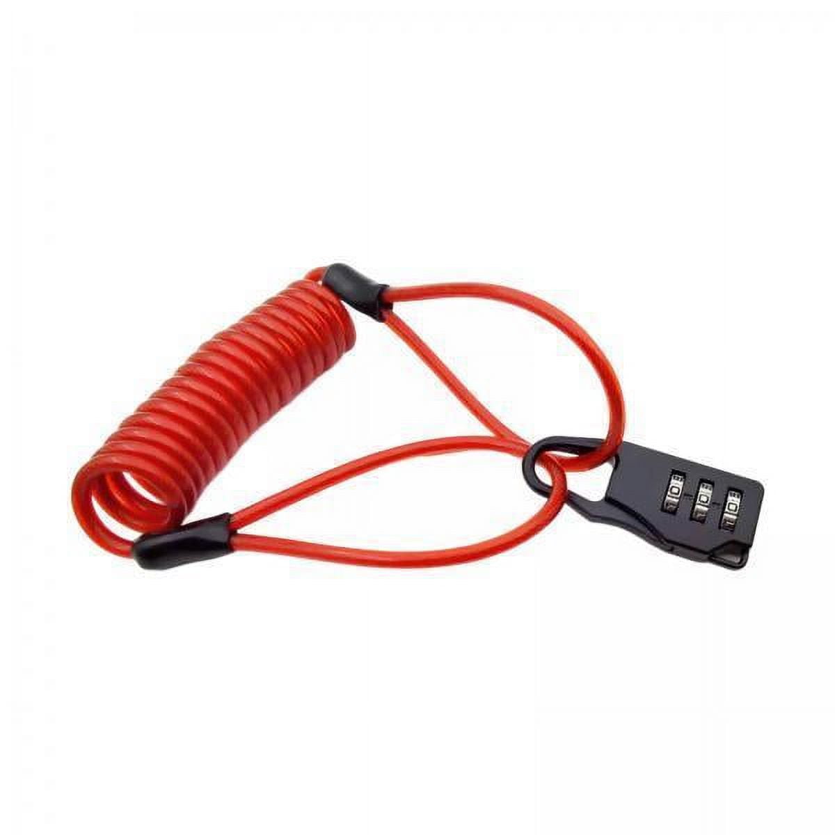 AMLESO 2xCombination Lock with Cable Security Cable Portable Steel ...